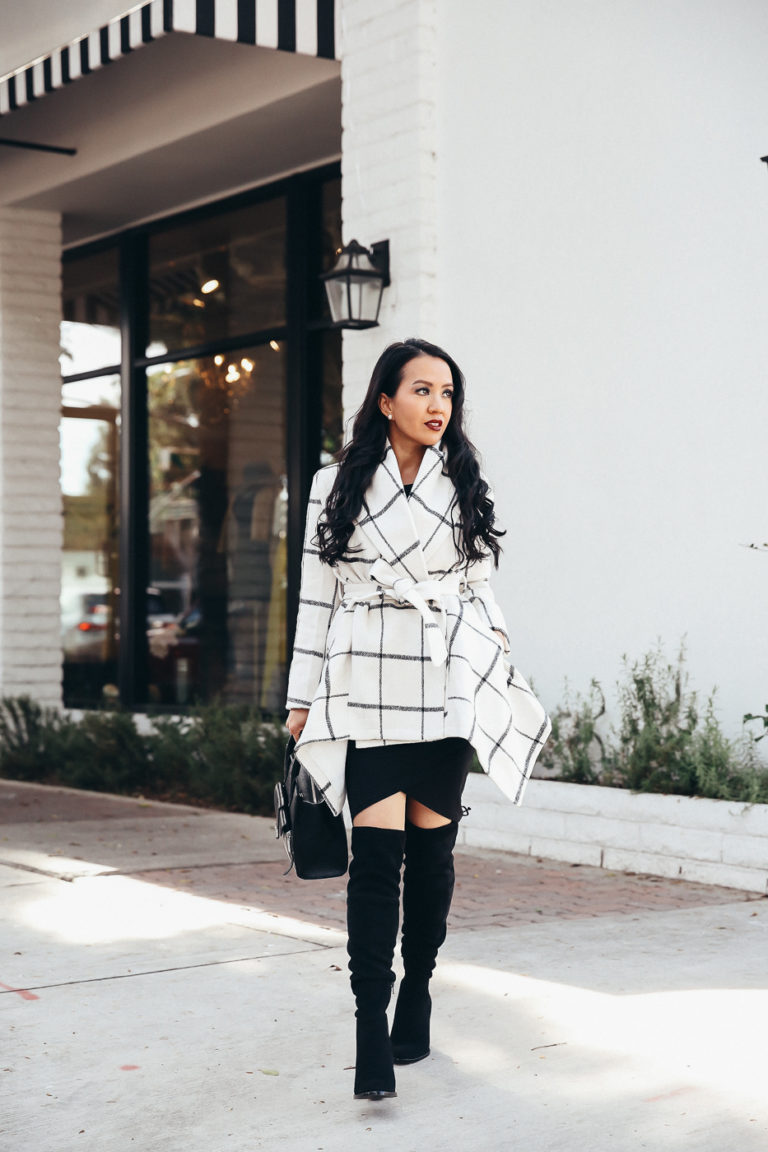 Review: Petite Friendly Wrap Coat for under $100 - Stylish Petite