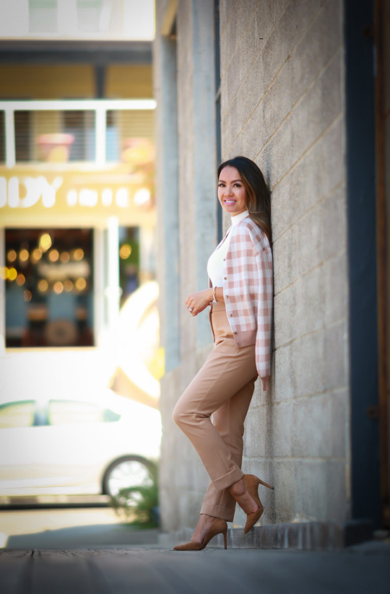 Summer to Fall Work Outfit - Stylish Petite